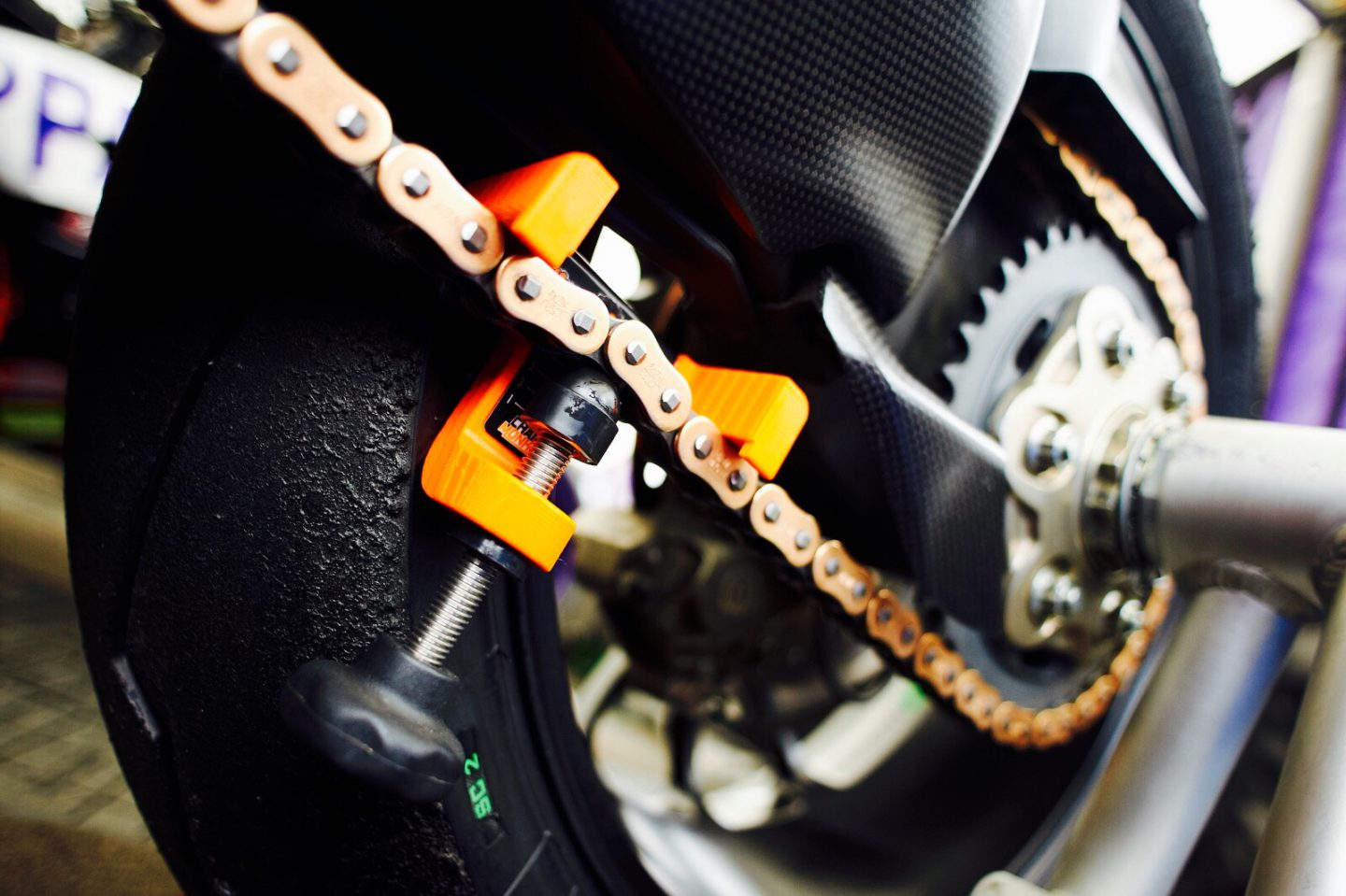 Ultimate motorcycle chain care from Tru-Tension (as featured on Dragons ...