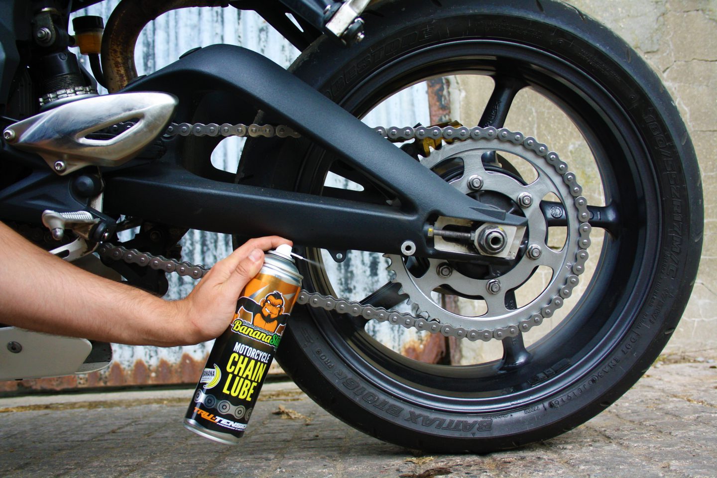Ultimate motorcycle chain care from Tru-Tension (as featured on Dragons ...