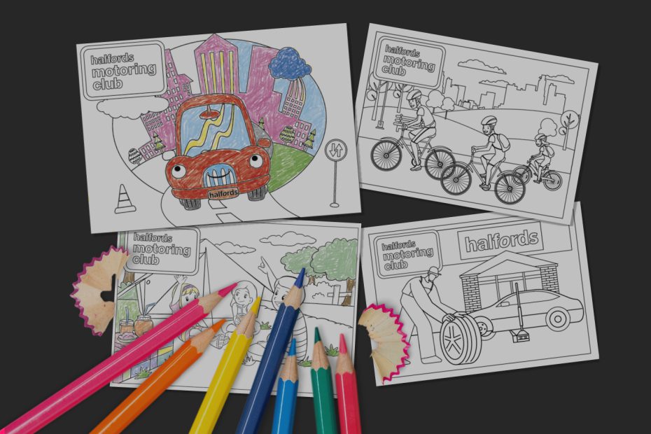 Colouring Pack - Fun for all Ages - Halfords